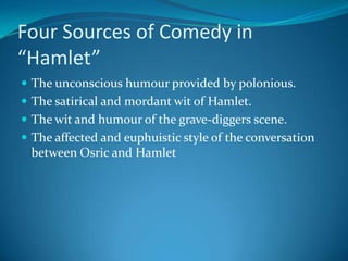comic elements in Hamlet | PPTX