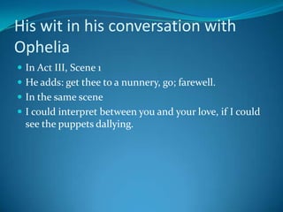 comic elements in Hamlet | PPTX