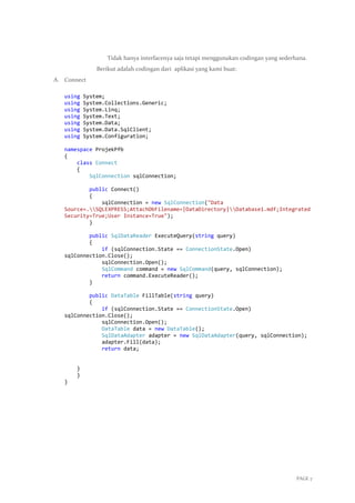 Laporan Programing for Business | DOCX