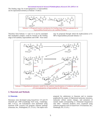 Theoretical Studies on Mechanism of Xanthine Oxidase and 6-mercaptopurine | PDF