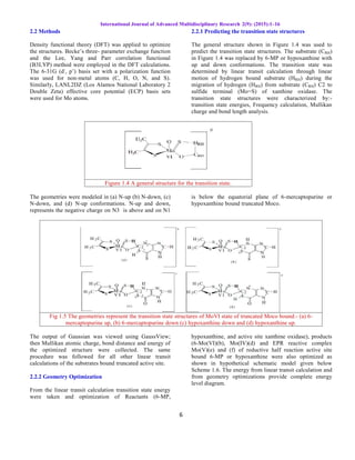 Theoretical Studies on Mechanism of Xanthine Oxidase and 6-mercaptopurine | PDF