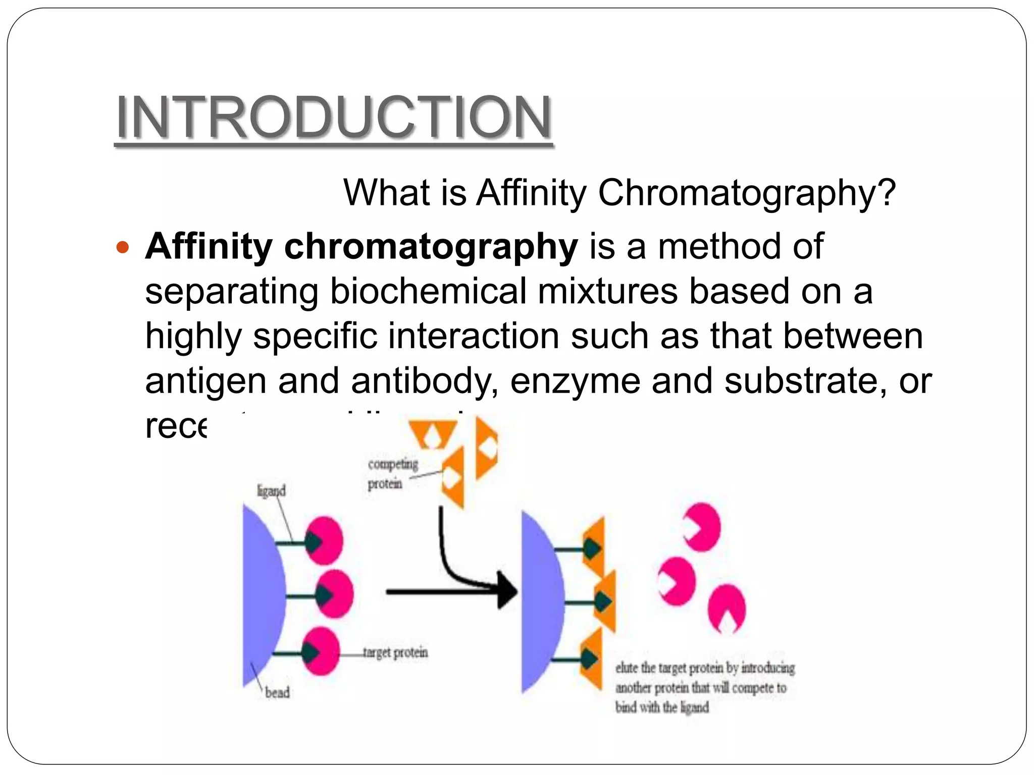 AFFINITY CHROMATOGRAPHY | PPTX