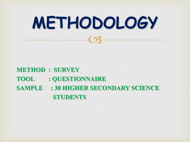 ATTITUDE OF SCIENCE STUDENTS TOWARDS TECHNOLOGY INNOVATIONS | PPT