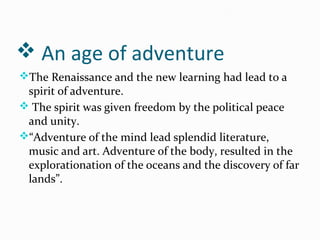 The Renaissance Literature | ODP | Books and Literature