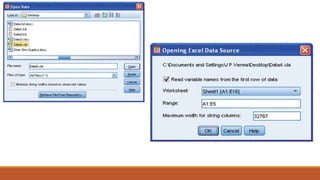 SPSS software | PPTX | Computing | Technology & Computing