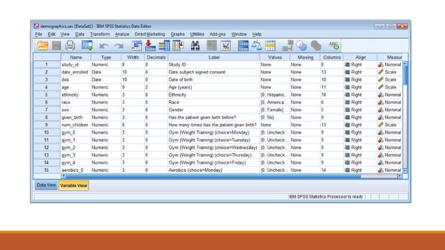 SPSS software | PPT