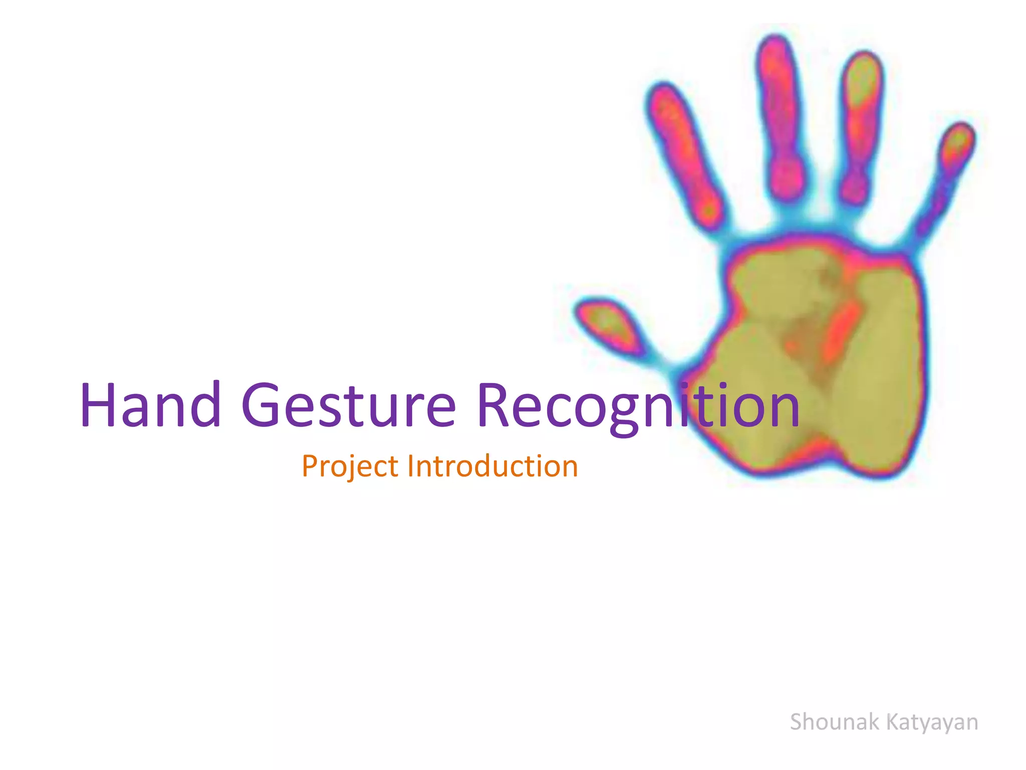 Gesture Recognition | PPT