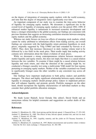 Paper 1 liquidity and stock return | PDF