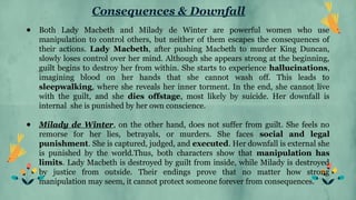 Comparison between Lady Macbeth and Melady De Winter | PPTX
