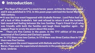 The Rape of the Lock: A Brilliant Social Satire of 18th-Century Life | PDF