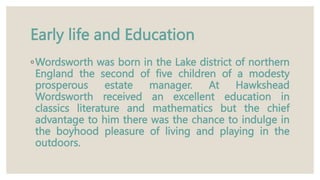 paper 103.Wordsworth and his works | PPTX