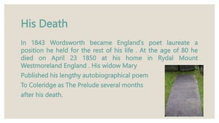 paper 103.Wordsworth and his works | PPT