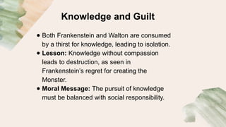 Frankenstein: Ambition, Responsibility, and Myth | PPTX