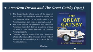 Fitzgerald’s Critique of American Dream in “The Great Gatsby”.pptx