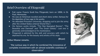 Fitzgerald’s Critique of American Dream in “The Great Gatsby”.pptx