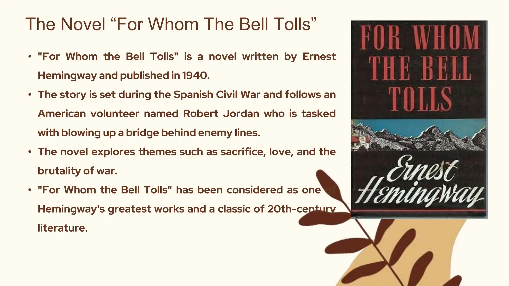 Paper 108 Robert Jordan As a Typical Hemingway Hero.pptx