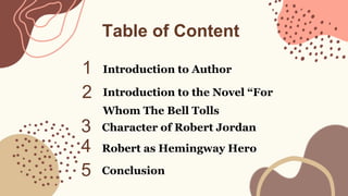Paper 108 Robert Jordan As a Typical Hemingway Hero.pptx