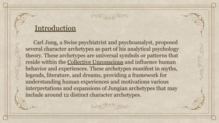 paper 109 copy.pptx.pdf The Character Archetype by Carl Jung | PPT