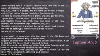 A Biblical Archetypal Study on ‘ Moby Dick’ 109 | PPTX