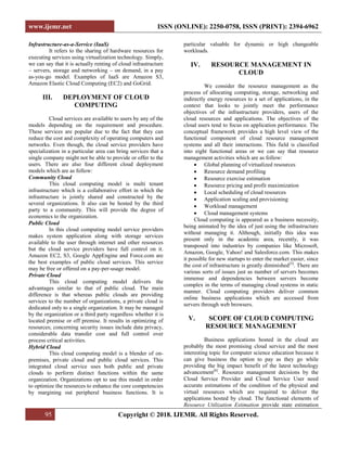 Cloud Computing in Resource Management | PDF