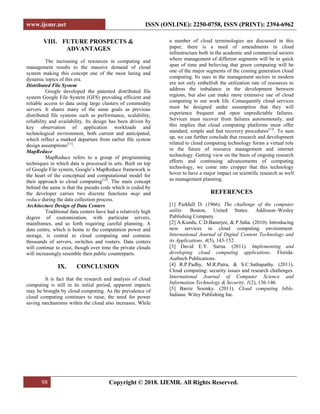 Cloud Computing in Resource Management | PDF