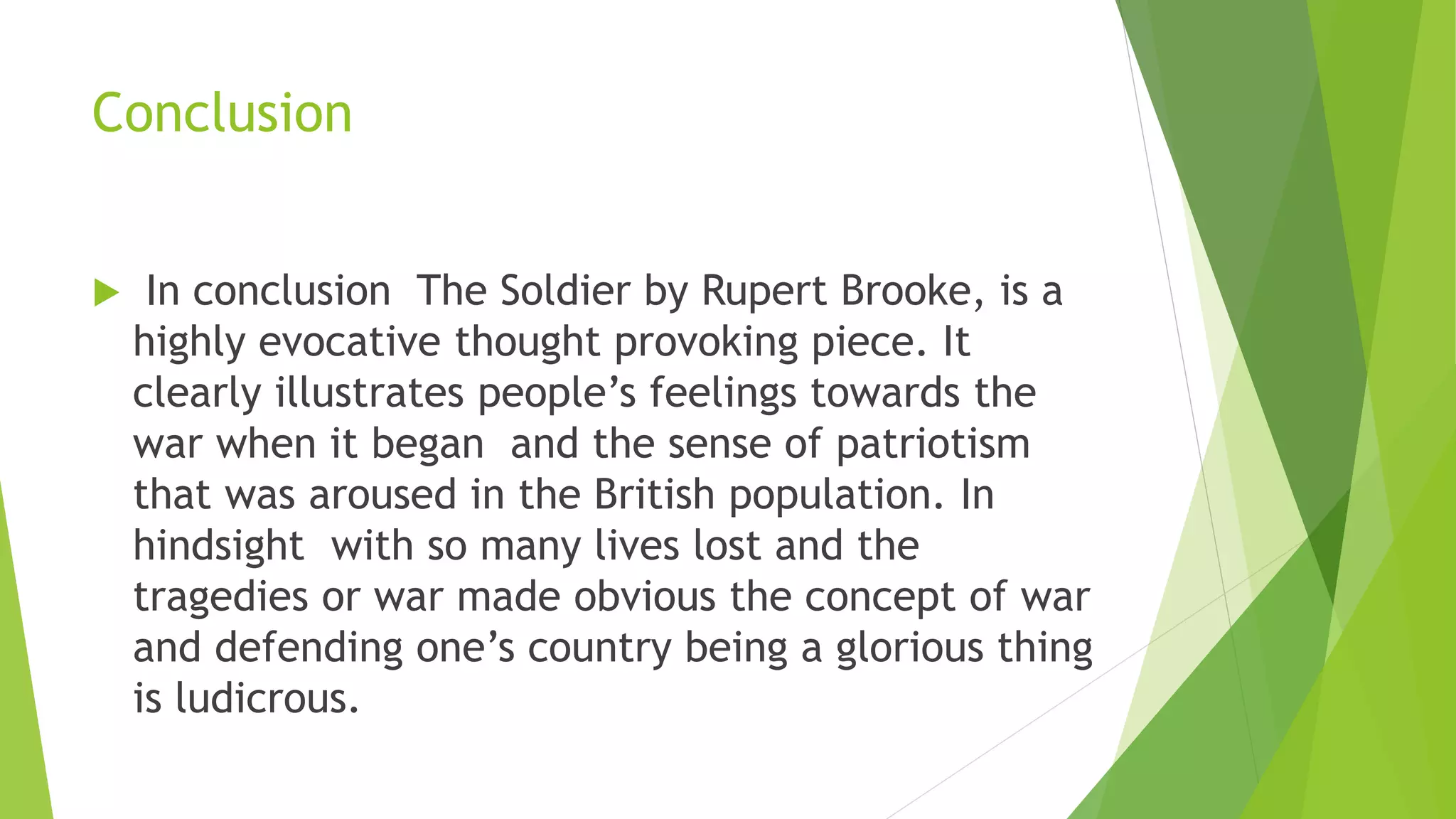 paper 110.The Soldier | PPTX