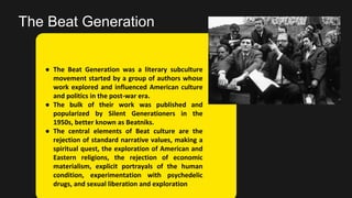 Paper 110 The ‘Beat Generation’ and Its Influence.pptx