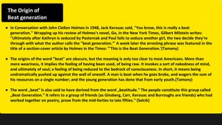 Paper 110 The ‘Beat Generation’ and Its Influence.pptx