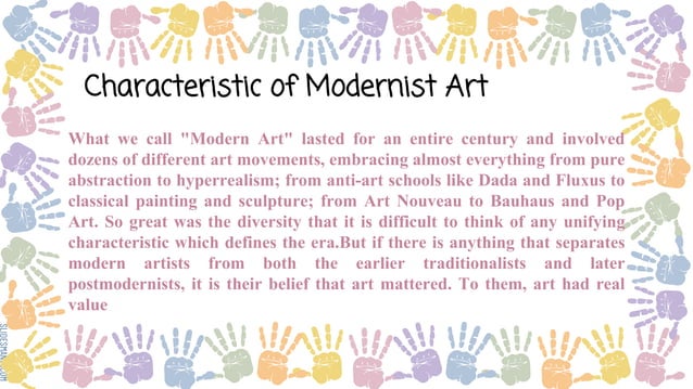 The Function of Art in Modernism 110 | PPT
