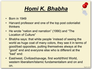 Paper 11 Post-colonial Literature | PPT