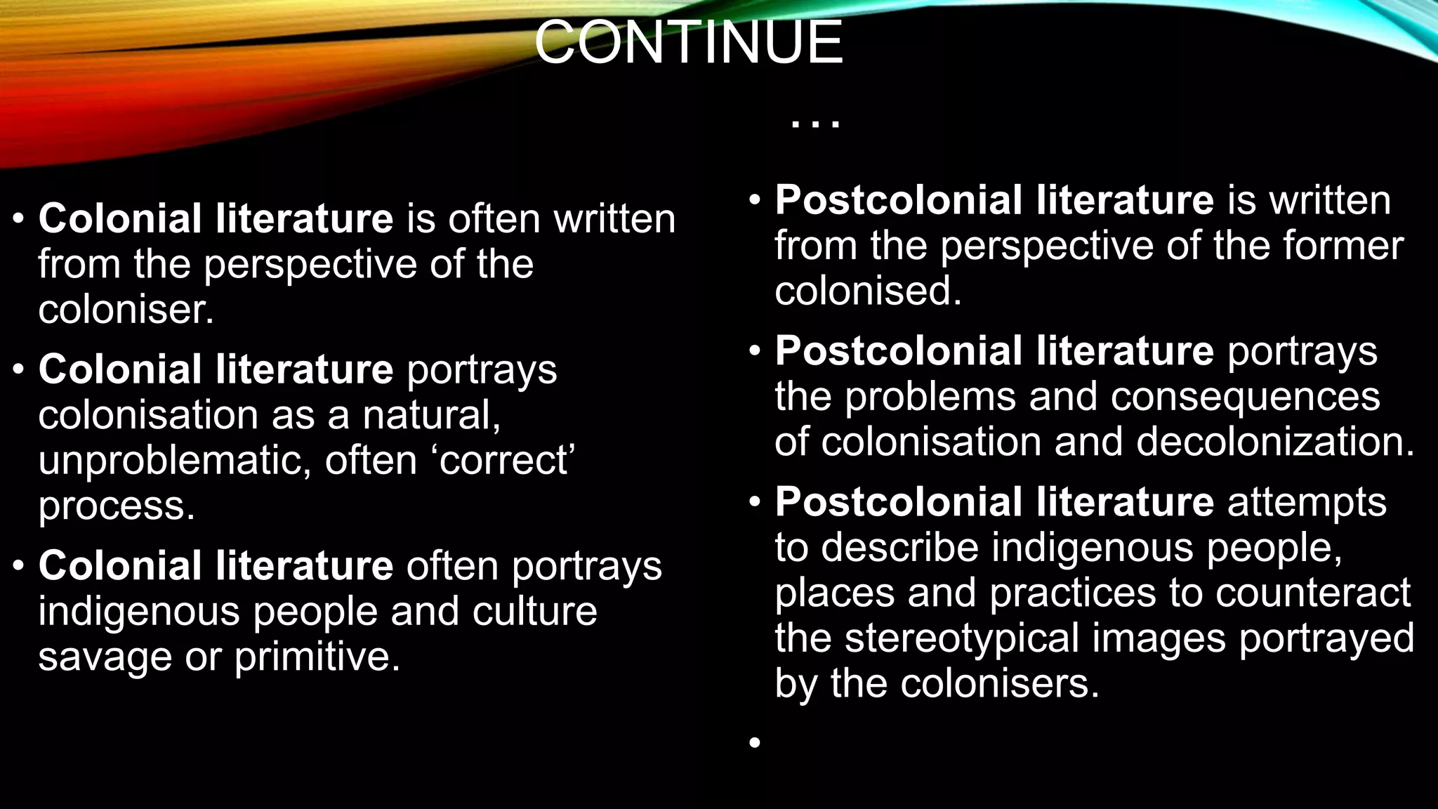 Paper 11 postcolonial literature presentation | PPTX