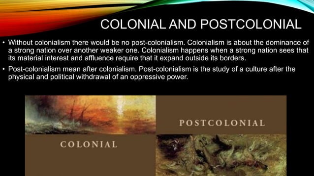 Paper 11 postcolonial literature presentation | PPTX | Books and Literature