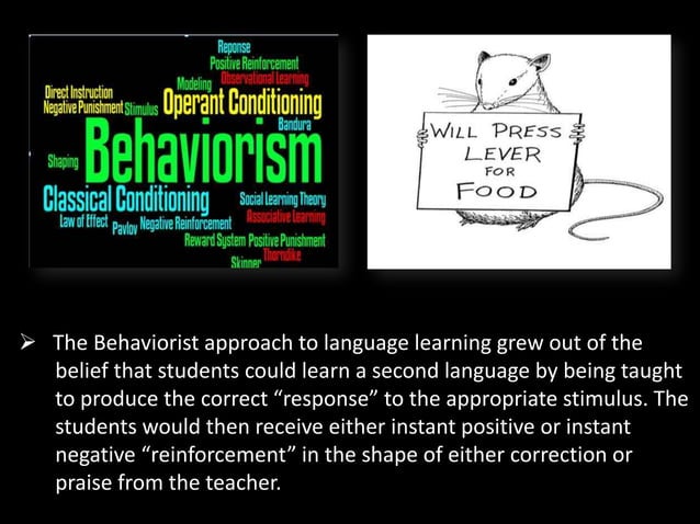 Comparison between behaviorist theory and cognitivist theory | PPTX ...