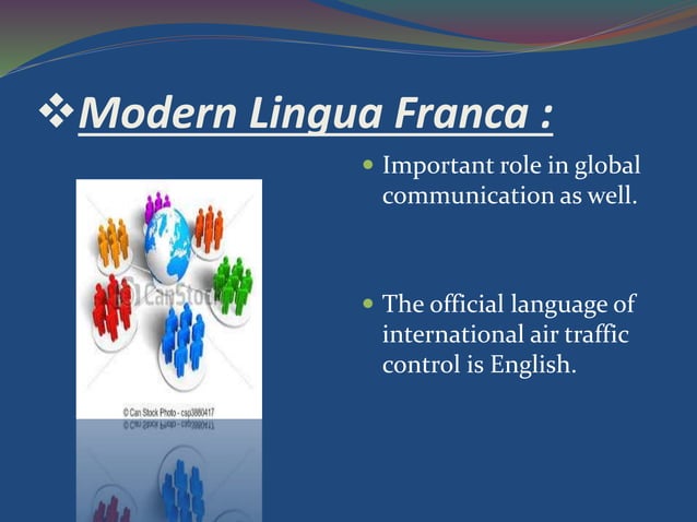 Paper 12 lingua franca | PPTX