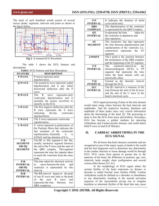 Classification of Arrhythmia from ECG Signals using MATLAB | PDF ...