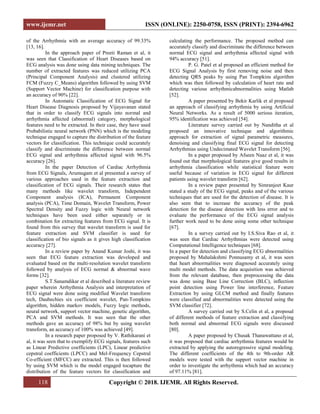 Classification of Arrhythmia from ECG Signals using MATLAB | PDF | Heart and Cardiovascular ...