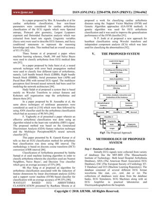 Classification of Arrhythmia from ECG Signals using MATLAB | PDF | Heart and Cardiovascular ...