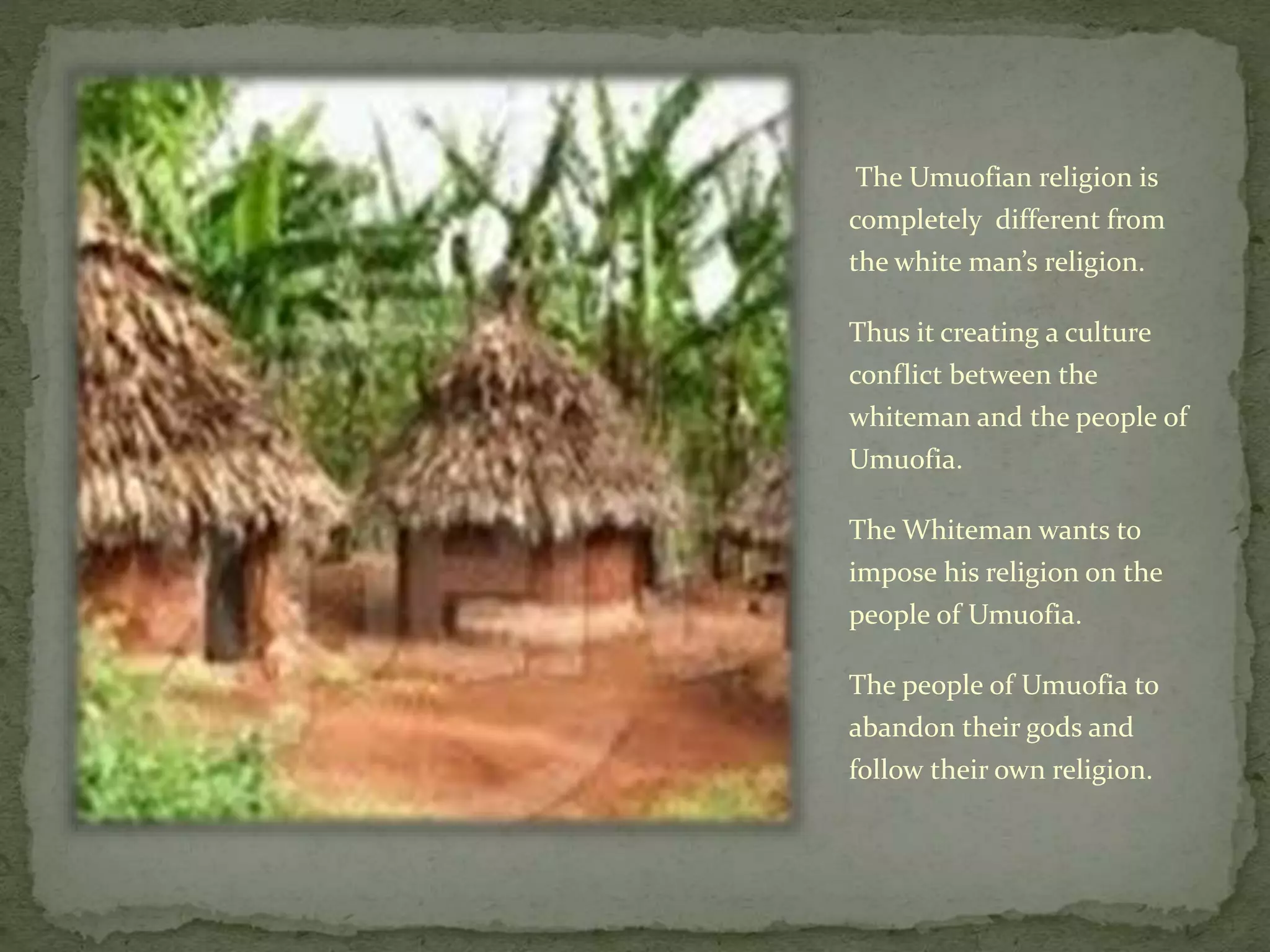 Cultural Conflict in a Things Fall Apart | PPTX