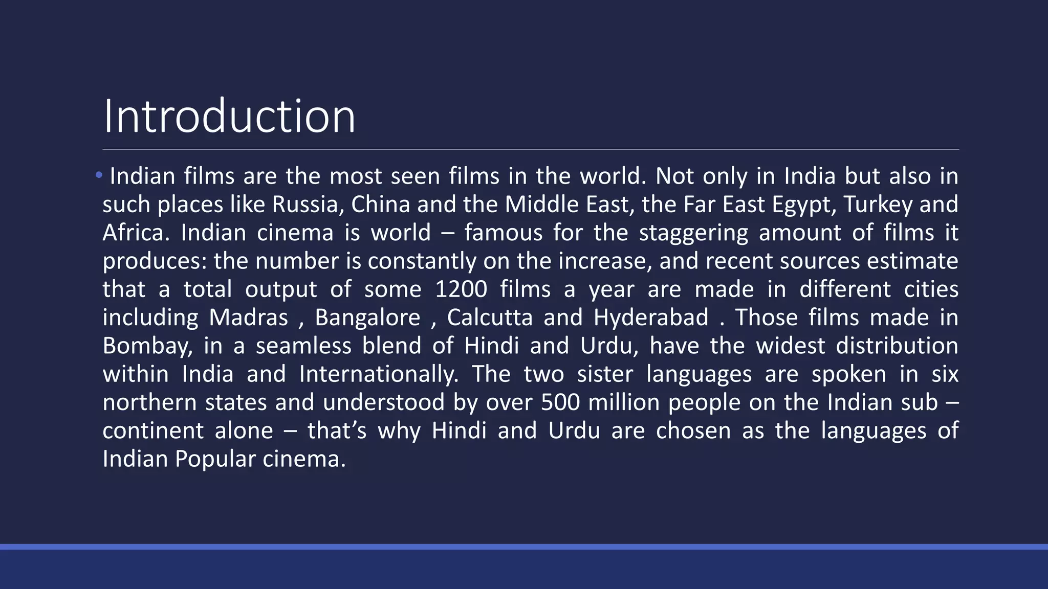 History of Indian Cinema | PPTX