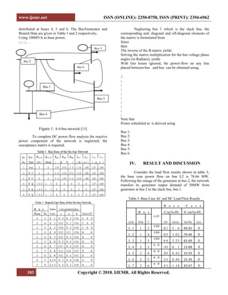 Predicting Post Outage Transmission Line Flows using Linear Distribution Factors | PDF
