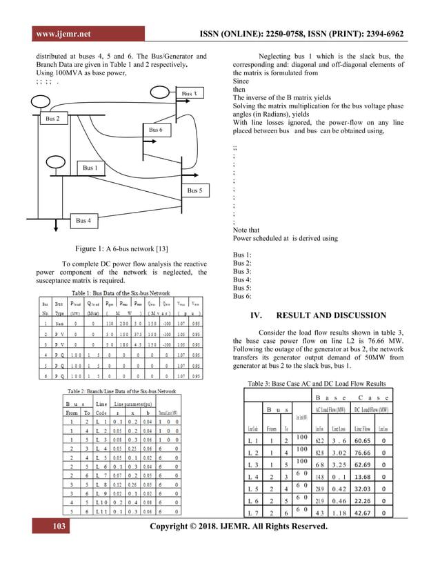 Predicting Post Outage Transmission Line Flows using Linear Distribution Factors | PDF