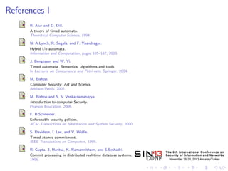 Implementing real-time transactional security property using timed edit automata | PPT