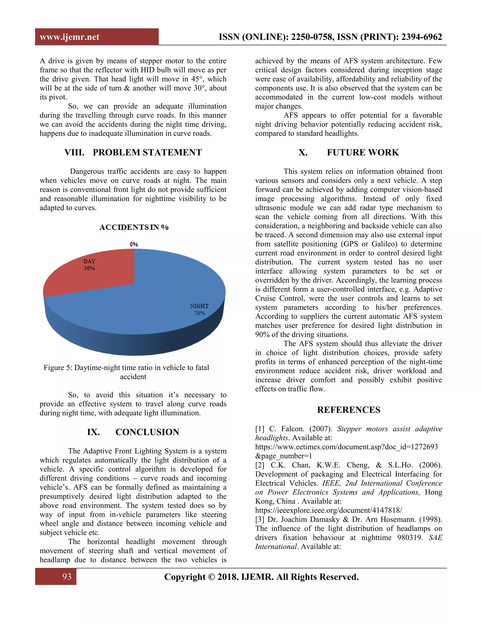 Conclusive Review on Adaptive Headlight System for Four-Wheeler ...