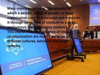 Paper no.15 mass media and communication | PPT