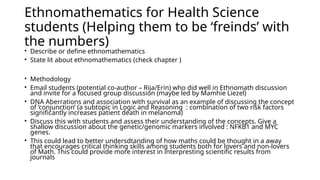 Paper 1 Ethnomathematics in the Modern world | PPT