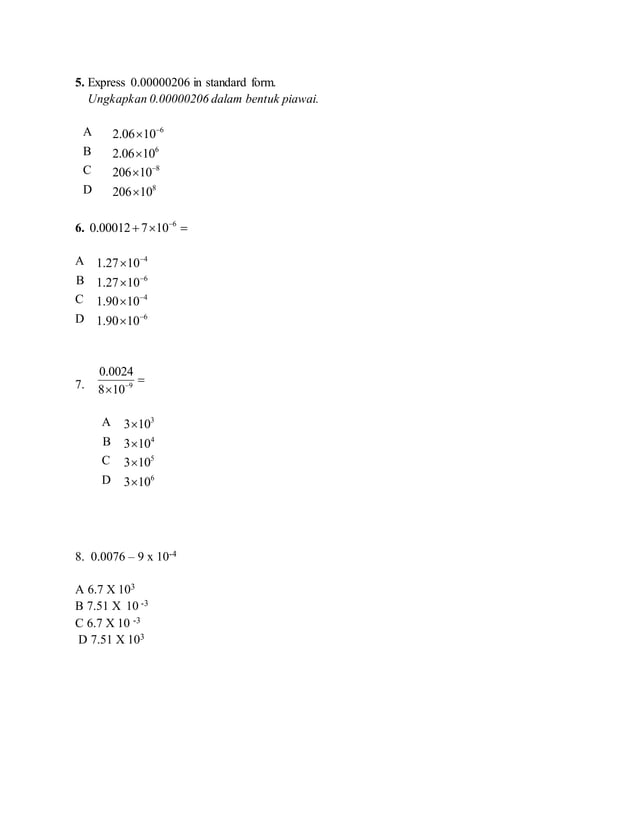 Paper 1 form 4 mid year (complete) | DOCX