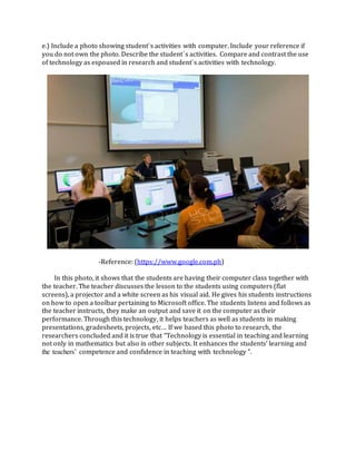 Paper #1 ict in math | PDF