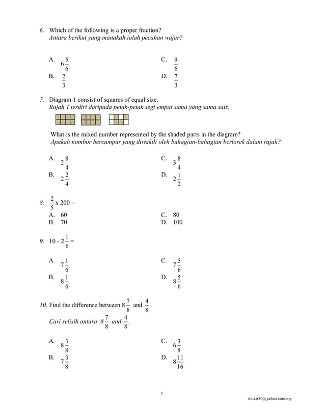 Paper 1 julai 2011 | PDF