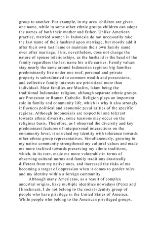 Paper 1 OutlineClaim The ancestral origins, heritage and .docx