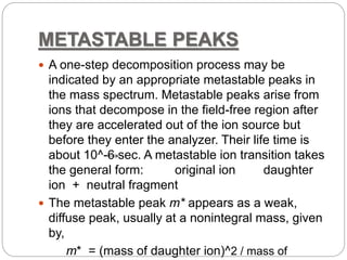 MASS SPECTROSCOPY | PPTX